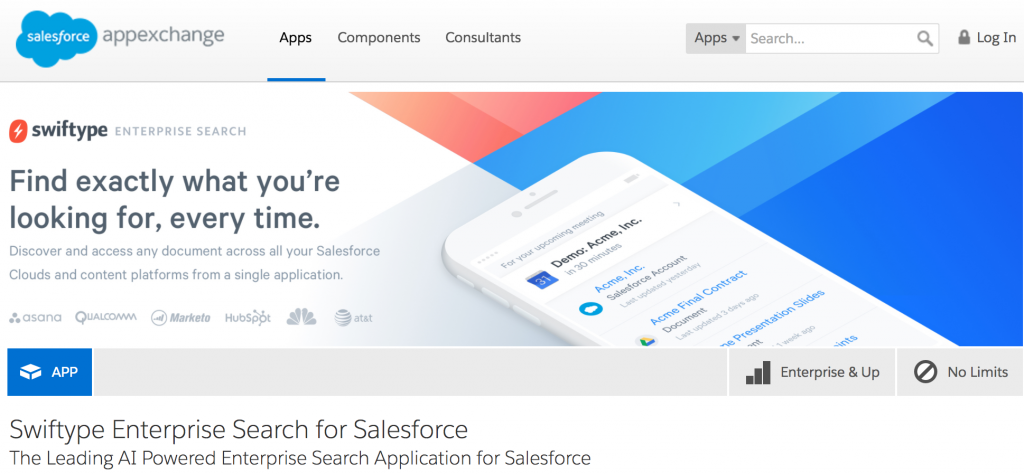Swiftype Enterprise Search Now on Salesforce AppExchange | The Swiftype ...