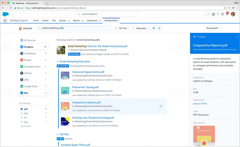 Salesforce Selects Swiftype As A Launch Partner For Federated Search The Swiftype Blog